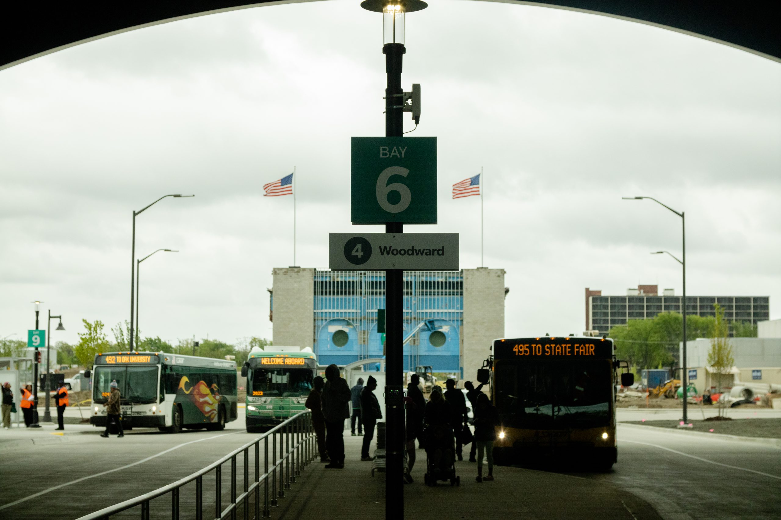 Detroit's new transit center opens at old state fairgrounds