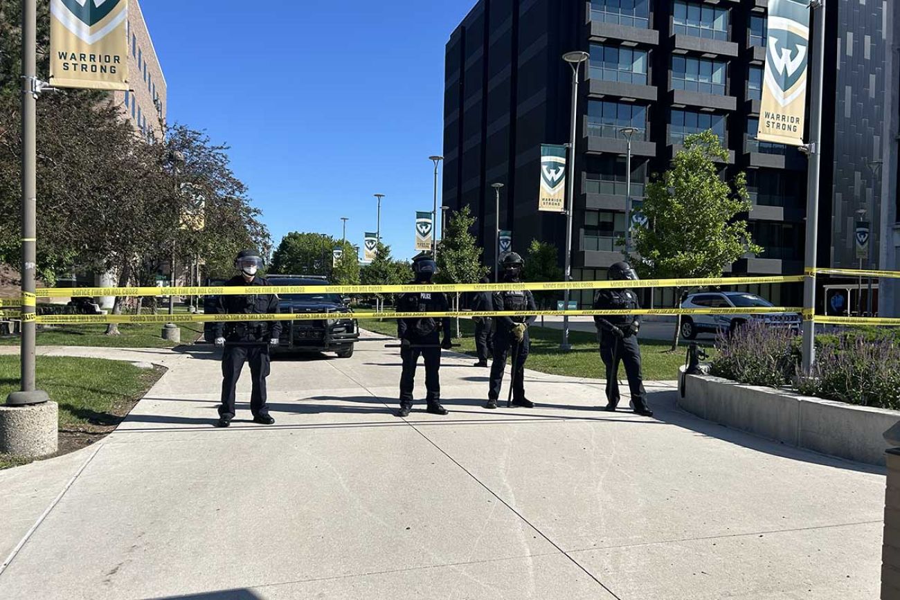 Wayne State University police dismantle encampment; 13 arrested ...