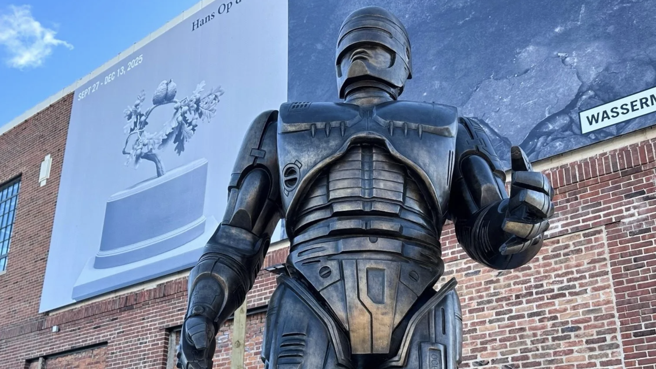 RoboCop statue finally finds home In Eastern Market